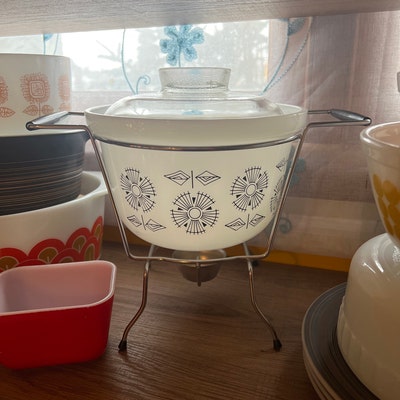 RARE Agee Crown Pyrex Turquoise Picket Fence Ramekins - Etsy