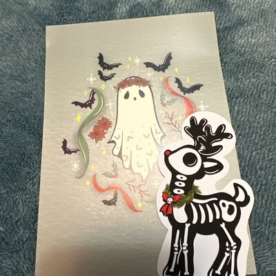 Boo Berry Sticker/strawberry Milk Sticker/creepy Cute Sticker/ghost ...