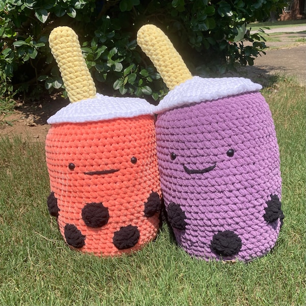 Giant Boba Crochet Pattern - Etsy