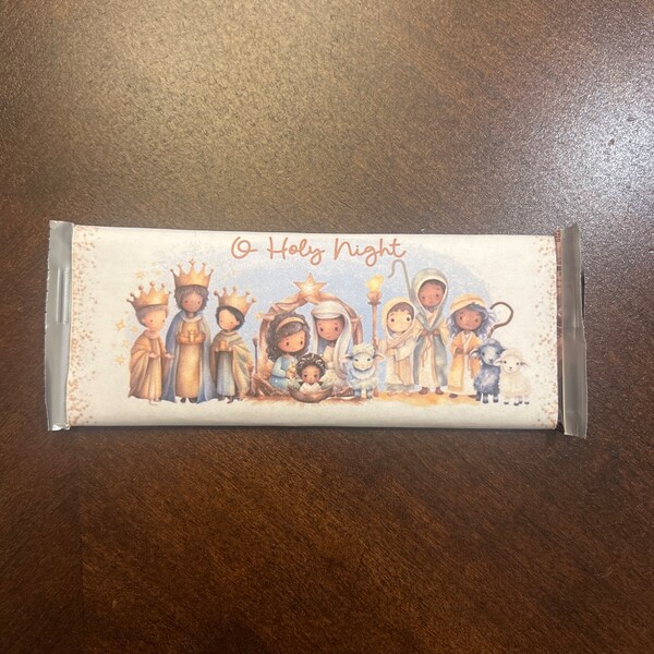 Printable Happy Easter Candy Bar Wrappers: Religious Favors (instant ...