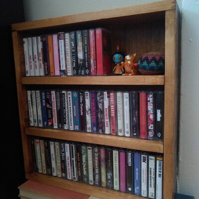 Cassette Tape Display Shelf 48 Cassette Capacity Display Shelf - Etsy