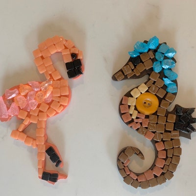 Flamingo Craft Kit, Mosaic Flamingo Kit, Kids Craft Kit, Art Kit for ...