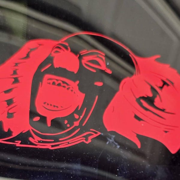 Onibaba Demon Mask Vinyl Decal - Etsy