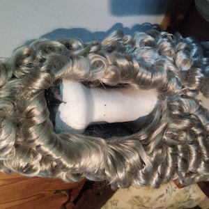 Authentic Gray Extra Long Period Luis XVI Wig Authentic Nobleman ...