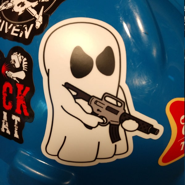 Ghost Gun Sticker - Etsy