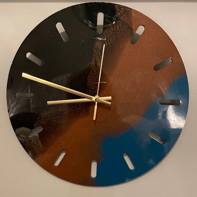 Stencil for Resinart Clock, Template for Resin Clock, With Holes for ...