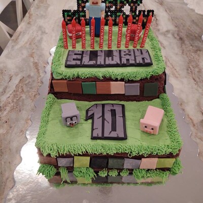 Handmade Edible Fondant RV Camping Cake Topper Set - Etsy