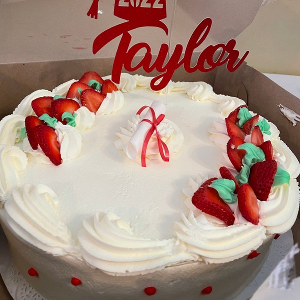 Personalized Graduation Cake Topper, Personalized Cake Topper, 16th ...