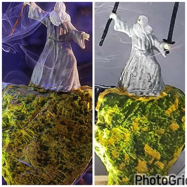 Gan.dalf - Bal.rog Epoxy Resin Lamp, Custom Anime Night Light, Japanese ...