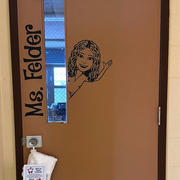 Custom Removable Door NAME Decal for Classroom or Office - Etsy