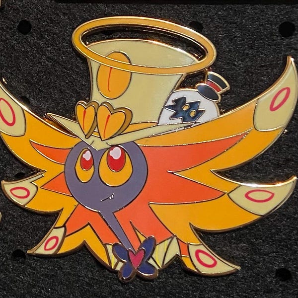 Huskerdust Pin Angeldust Pin Hazbin Hotel Pin Husker Pin Husk Pin - Etsy