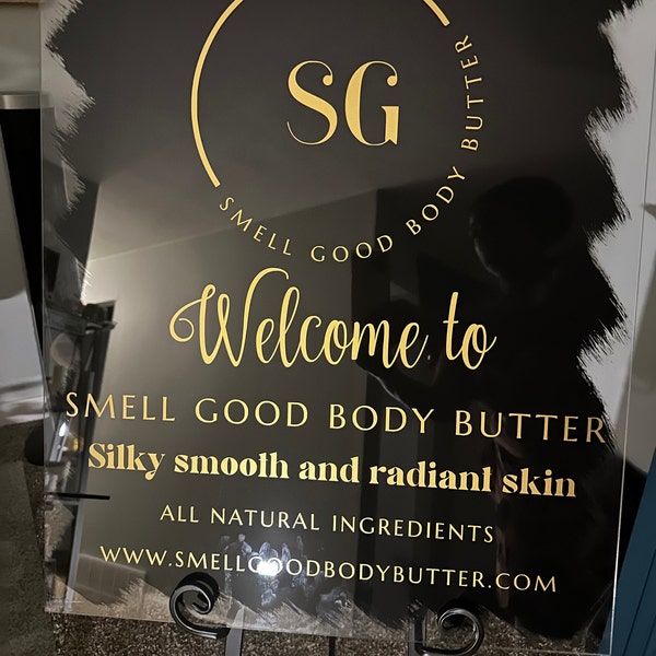 Custom Acrylic Sign | Custom Easel Sign | Personalized Easel Sign - Etsy