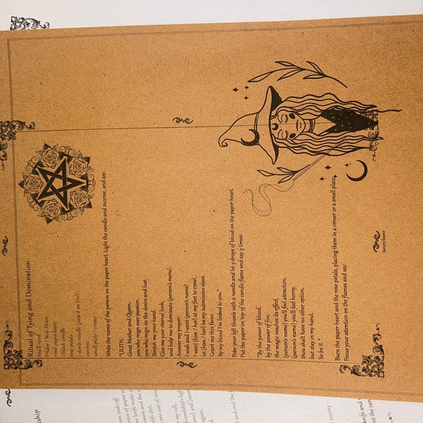 Days of the Week Correspondences, Book of Shadows Grimoire Pages, Baby Witch Printable - Etsy