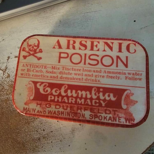 Vintage Style Poison Altered Tin - Etsy