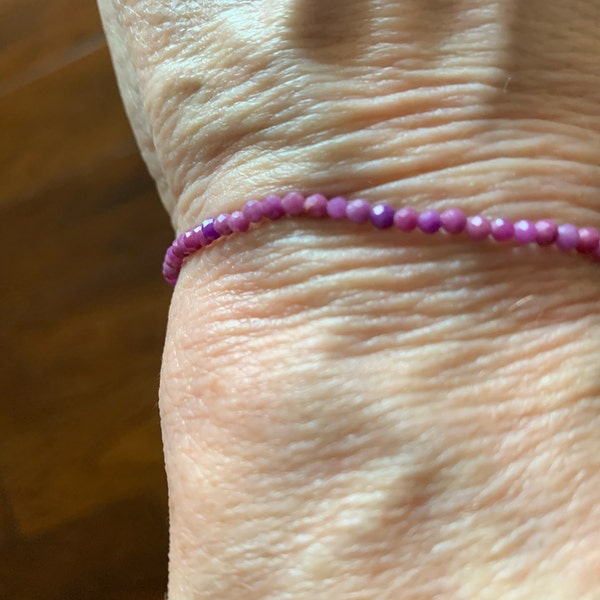 4mm Maw Sit Sit /jade Albite Crystal Beaded Bracelet, Handcrafted 7.5 ...