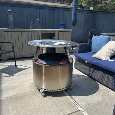 Solo Stove Bonfire Fire Pit Dolly Wheeled Base Mobile Stand. Fits Any ...