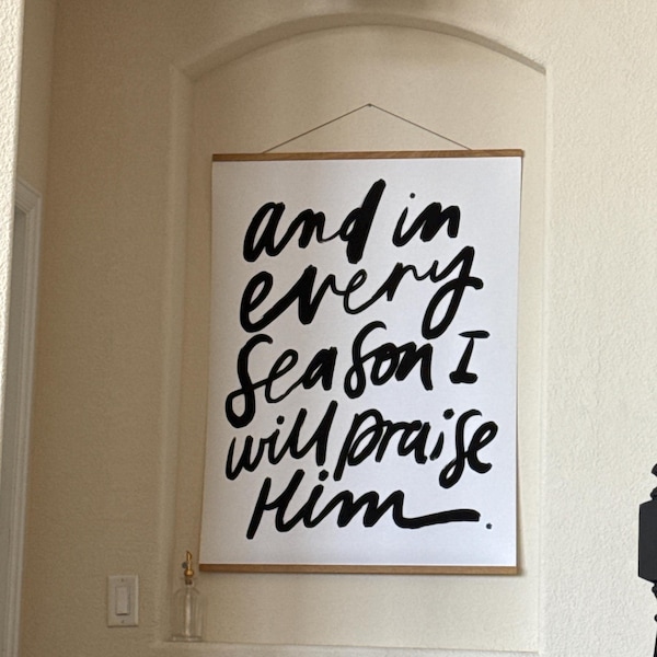 Large Poster: I Have Seen the Goodness of God - Etsy