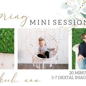Headshot Mini Sessions Template Photoshop Template Marketing | Etsy