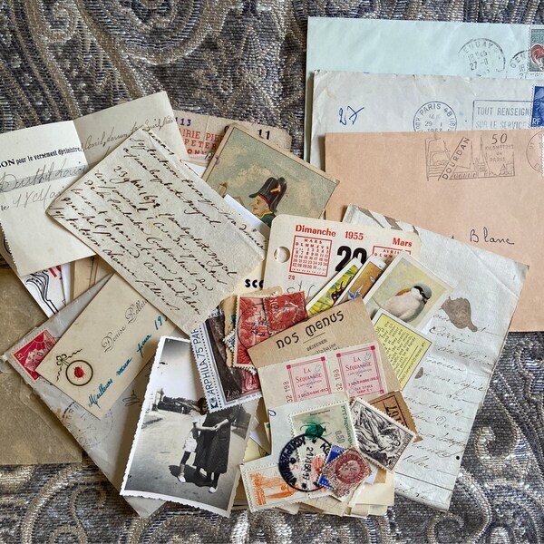 NEW STOCK Fabulous 1950’s Small French Handwritten School Notebook ...