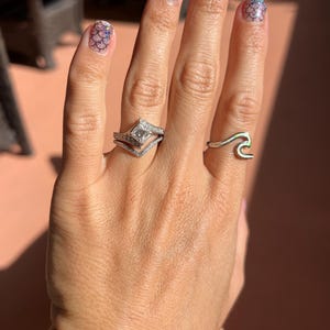 Unique Sun Wukong Headband Oxidized Side Sterling Silver Ring Monkey ...