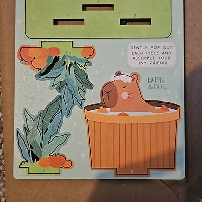 Capybara Spa Magnets Cute Capybaras Card Gift Fridge Refrigerator ...