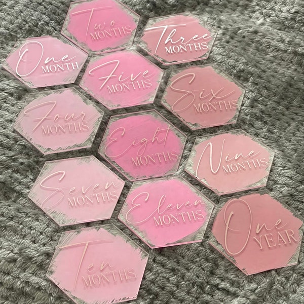 Clear Hexagon Acrylic Tiles Pack of 25 Discs Arts and Crafts Plastic ...