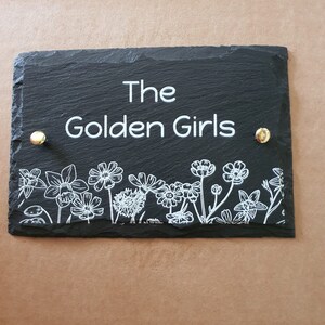 Rustic Slate Door Number Slate Gate Sign Plaque Stone Home | Etsy