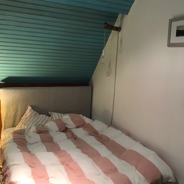 Boho Wooden Clothes Rack, Clothes Hanger, Handmade With Hazel and Solid ...