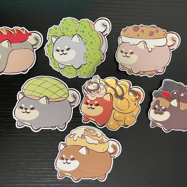 Dim Sum Shibas - Mix N' Match 10 Cute Dog Designs (orange Chicken, Pork ...