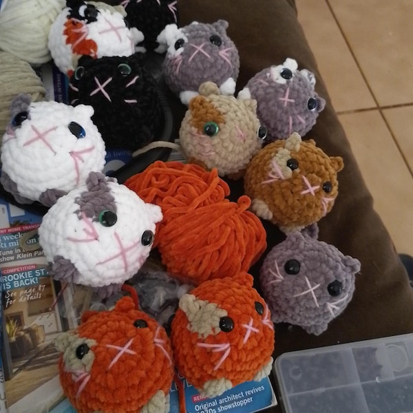 Mini Chonky Cat FREE NO SEW Crochet Pattern | Quick and Easy | Beginner ...