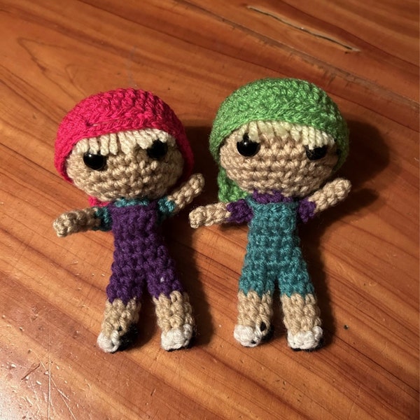 Shapeshifting Nature Girl Handmade Amigurumi Crocheted Doll - Etsy