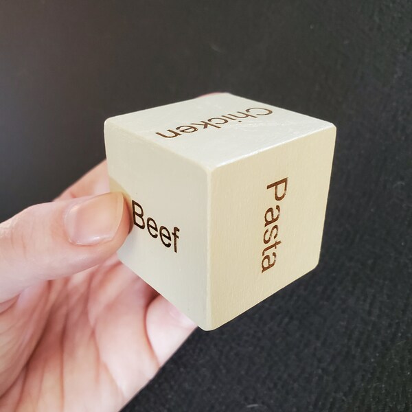 Custom Wooden Homeschooling Dice, Educational Learning Tools ...