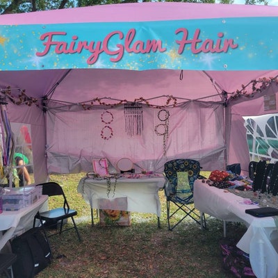 Create Your Valance Banner for Your Tent Custom Vinyl Banner Craft Show ...