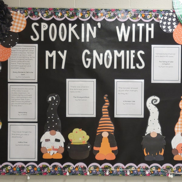 Halloween Gnomies - Fall - Halloween - Bulletin Board Kit - Etsy