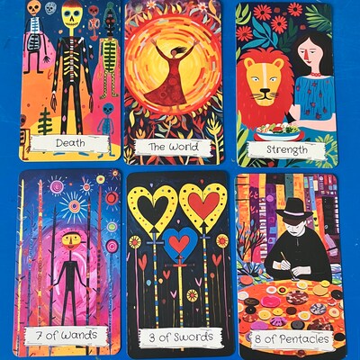 Contemporary Tarot, Watercolor Tarot Deck, Drawn Tarot Cards ...