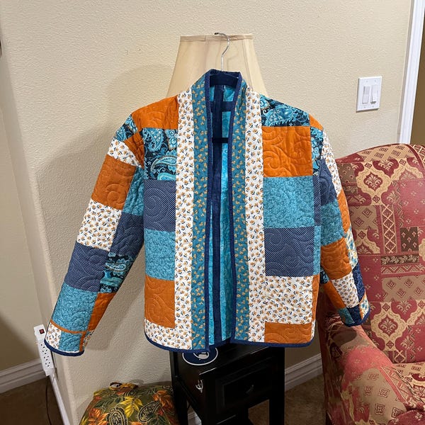 Coast Coat - Quilt Coat PDF Sewing Pattern | Beginner Friendly | Unisex ...