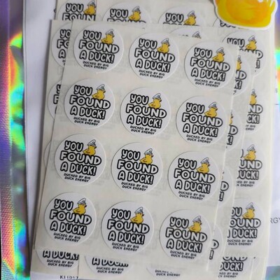 56 Round Mini Stickers Cruise Duck Stickers Mini Duck Stickers Ducking ...