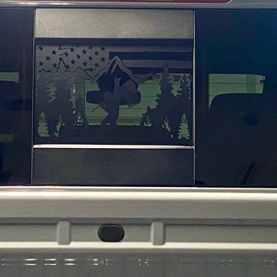 Fits 2019-2024 GMC Sierra Rear Middle Sliding Window Distressed ...