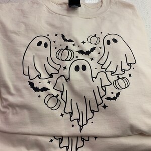 Ghost Heart SVG, Halloween Svg, Spooky Season Svg, Ghost Clip Art, Boo ...