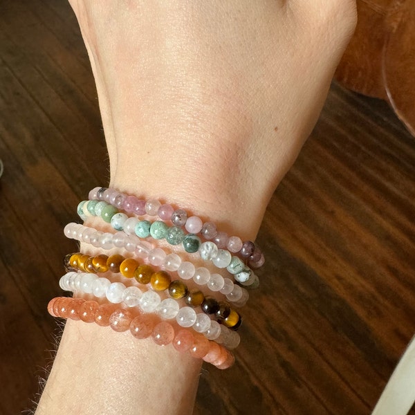 Rainbow Pride Black Onyx Handmade Crystal Bracelet LGBTQ, Natural ...