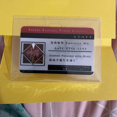 Neon Genesis Evangelion Inspired NERV ID Badge. Costume Cosplay Prop ...