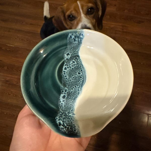 Handcrafted Wheel Thrown Pottery Bowl, Versatile Trinket/dessert/berry ...