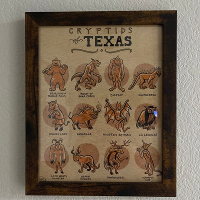 Famous Cryptids of New York 11 X 14 Print - Etsy