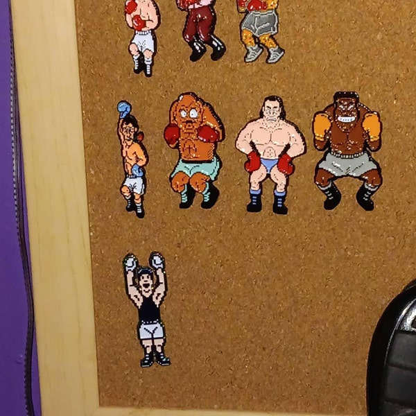 Mike Tyson’s Punch-out Enamel Pins Soda Popinski + Mr. Sandman + Piston ...