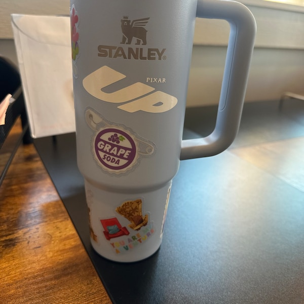 Grape Soda Pin Hidden Mickey Transparent Laptop Sticker/ Pixar Disney ...