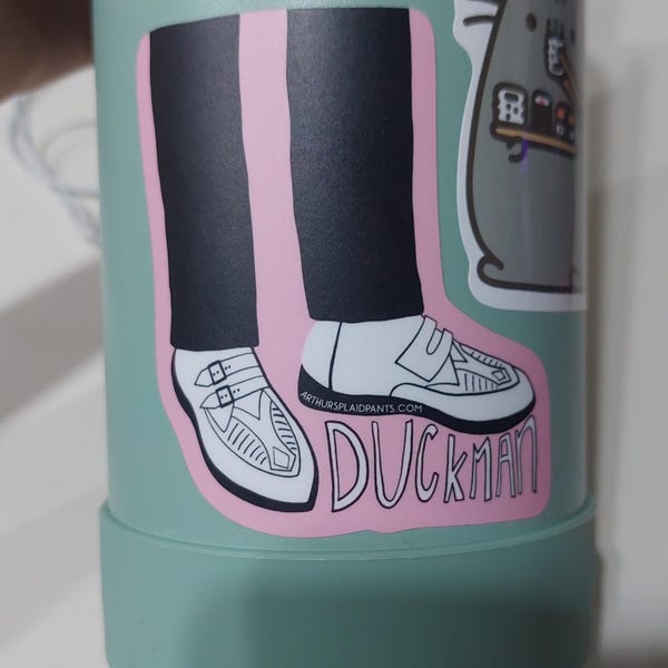 Duckman - Duckie - Pretty in Pink Sticker - Etsy