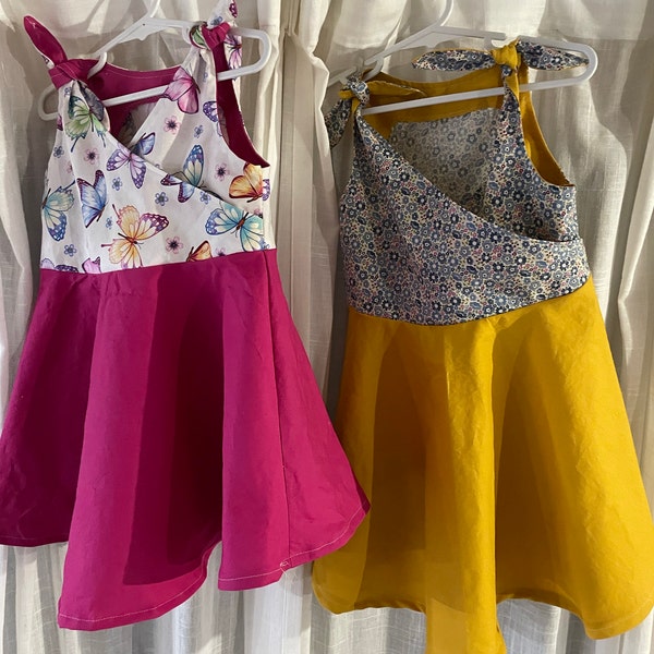 Easy Wrap Bodice Dress PDF Sewing Pattern - Etsy