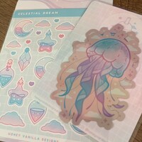 Mango Boba Vinyl Sticker Matte, Glossy, or Holographic Day and Night ...