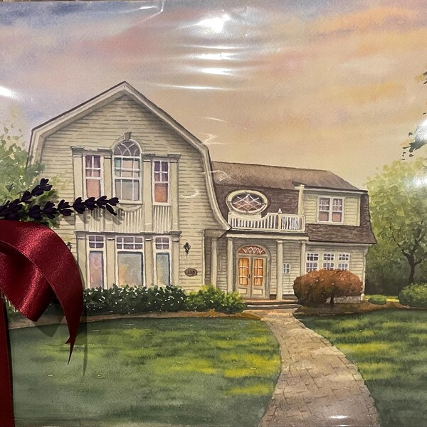 Watercolor House Painting, Hand Painted Home Portrait, Housewarming ...