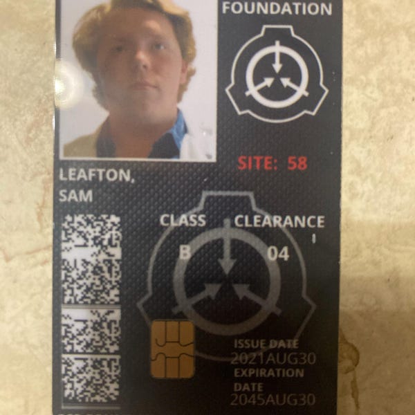 SCP Foundation Card Set (11 Cards Total) - Etsy UK